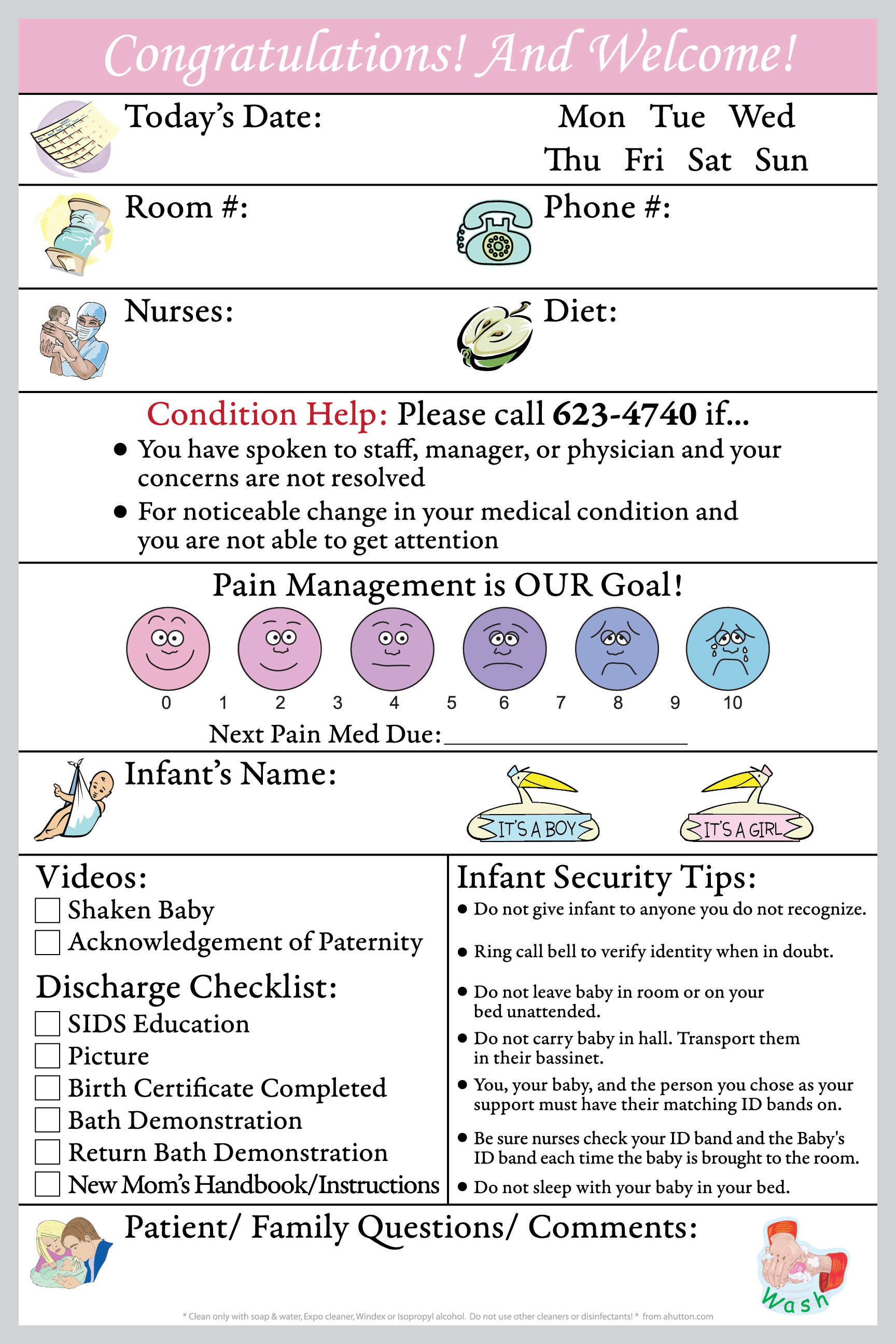 OBGYN, Mother-Baby, Labor and Delivery Boards